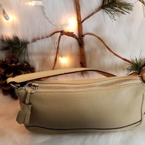 Coach | Bags | Coach Buff Leather Pochette | Poshmark